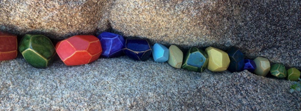 Featured Work: Rock Candy Series | the dirt | Jenni Ward ceramic sculpture